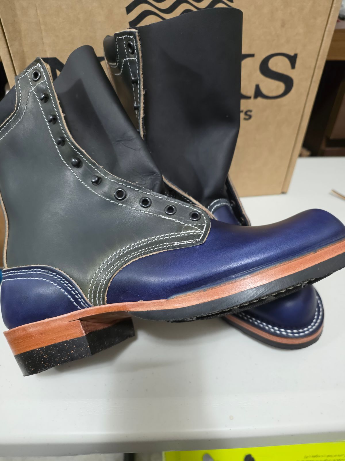 Nicks Lace Up Heritage in Wickett & Craig Slate Double Stuffed ...