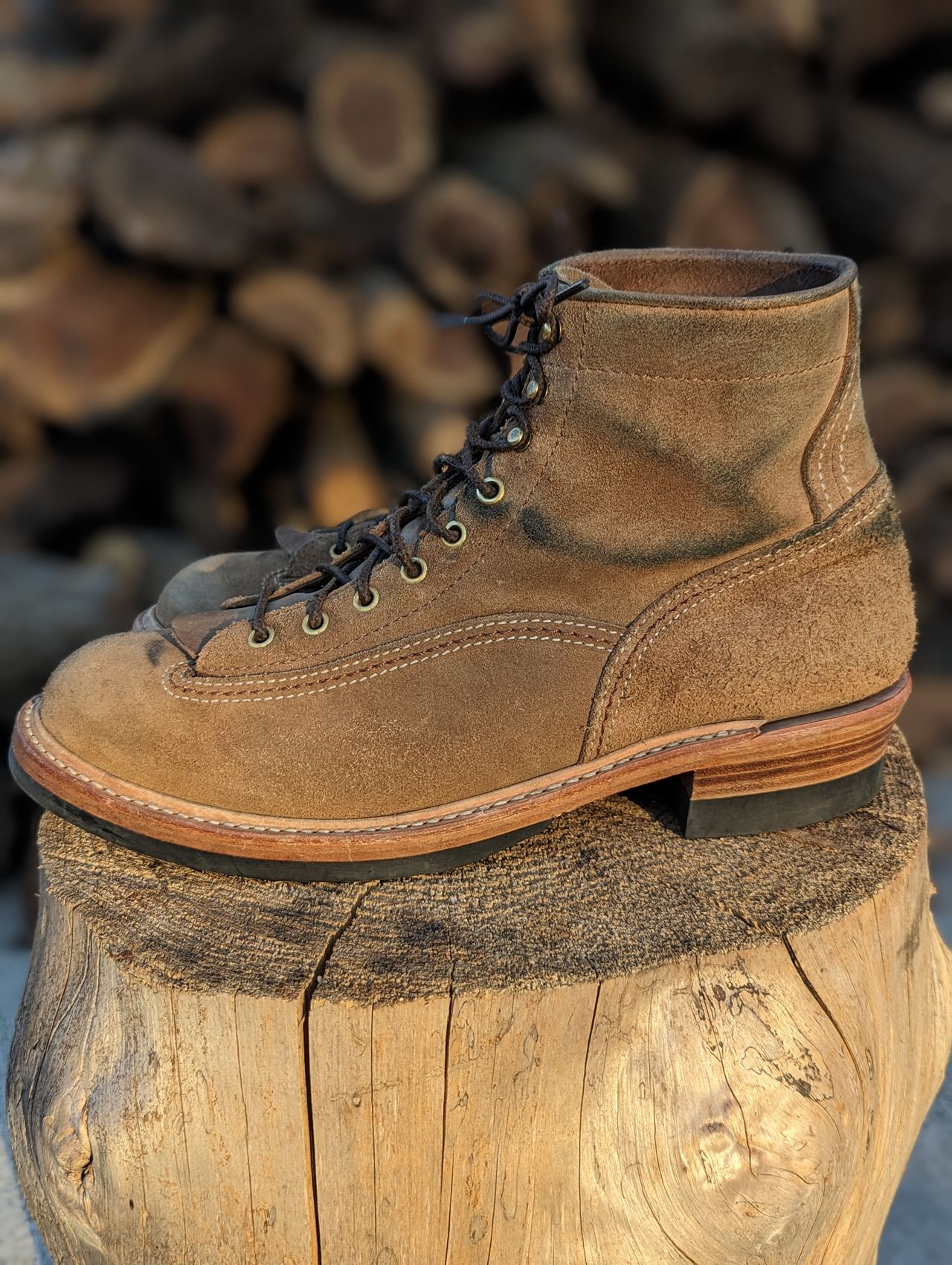 John Lofgren Donkey Puncher Boots in Horween Natural Chromexcel ...