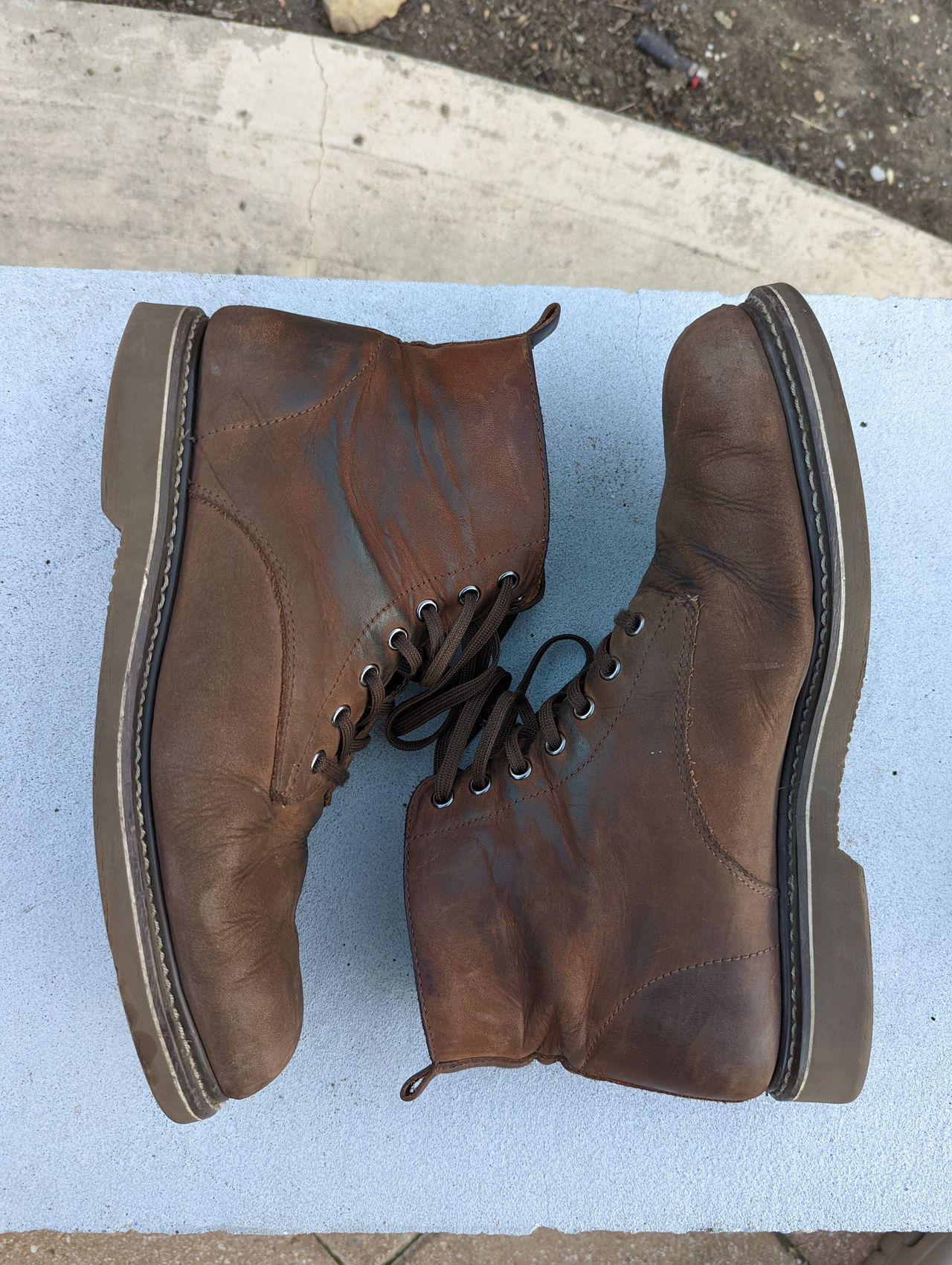 Golden Fox 6" Boondocker Boots in Fudge Crazy Horse | Patina Project