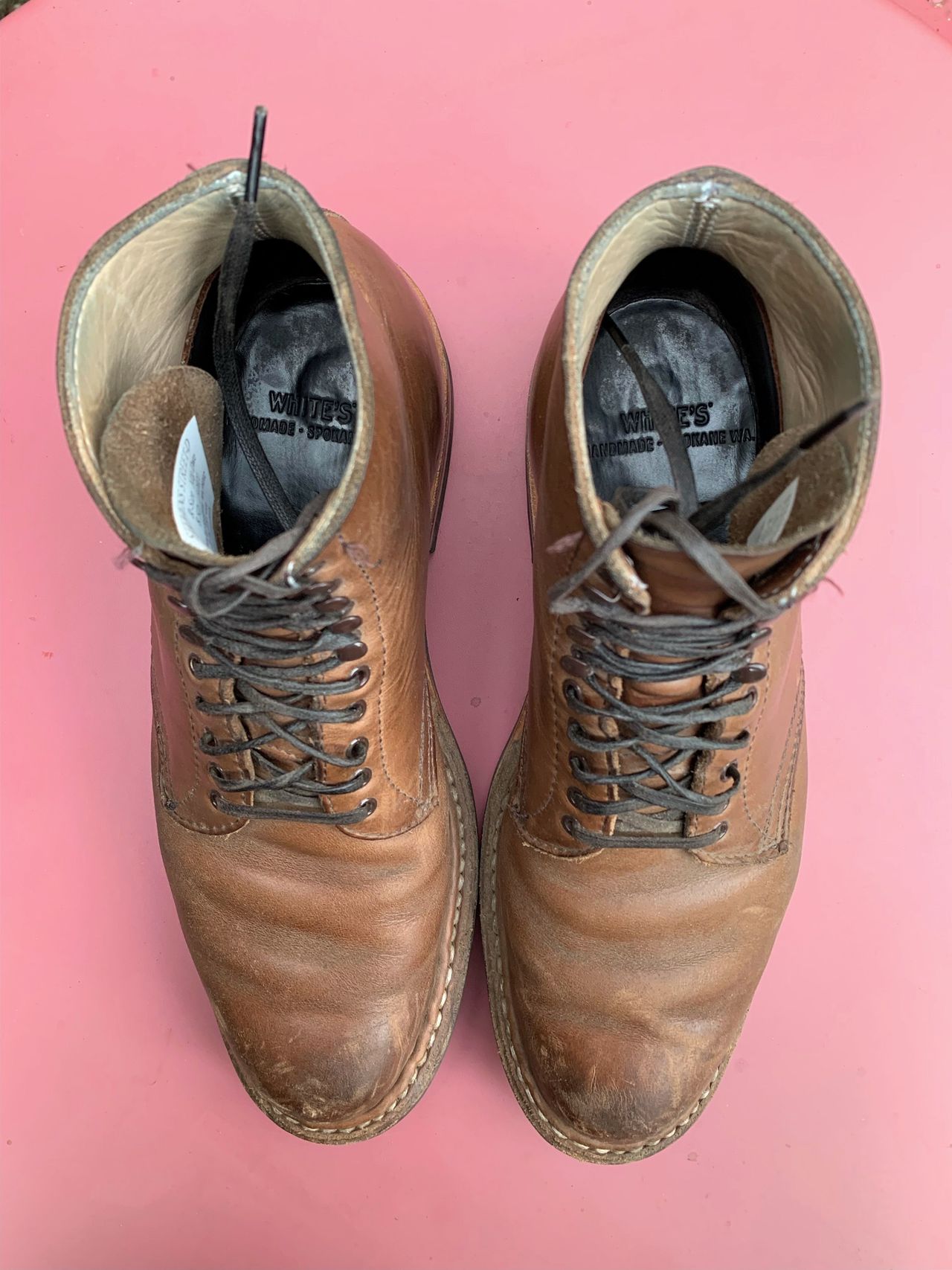 White's Stevens (Plain Toe) in Horween Natural Chromexcel | Patina Project