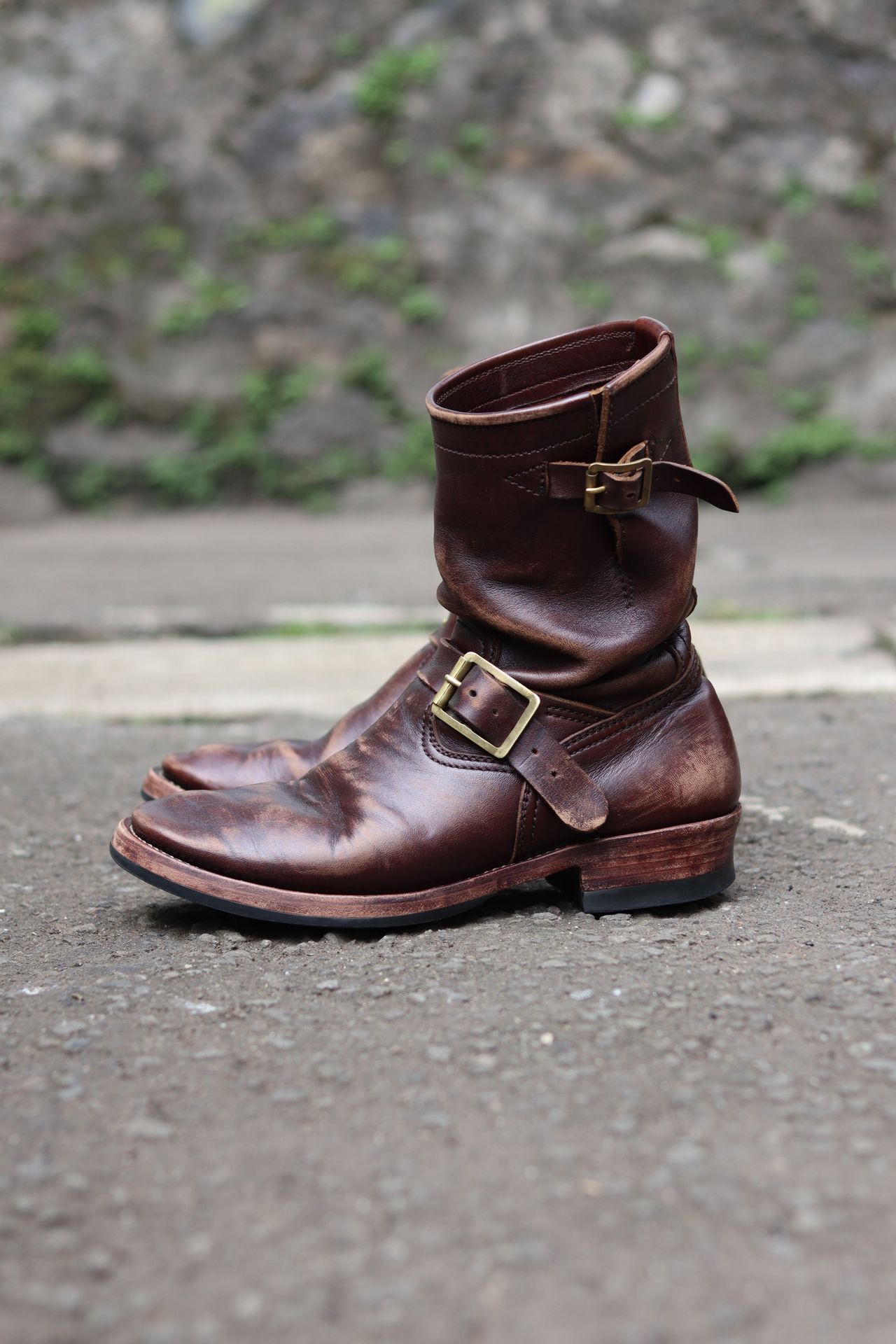 Benzein The Keeper 'Type 2' Engineer Boot in Horween Brown Chromexcel ...