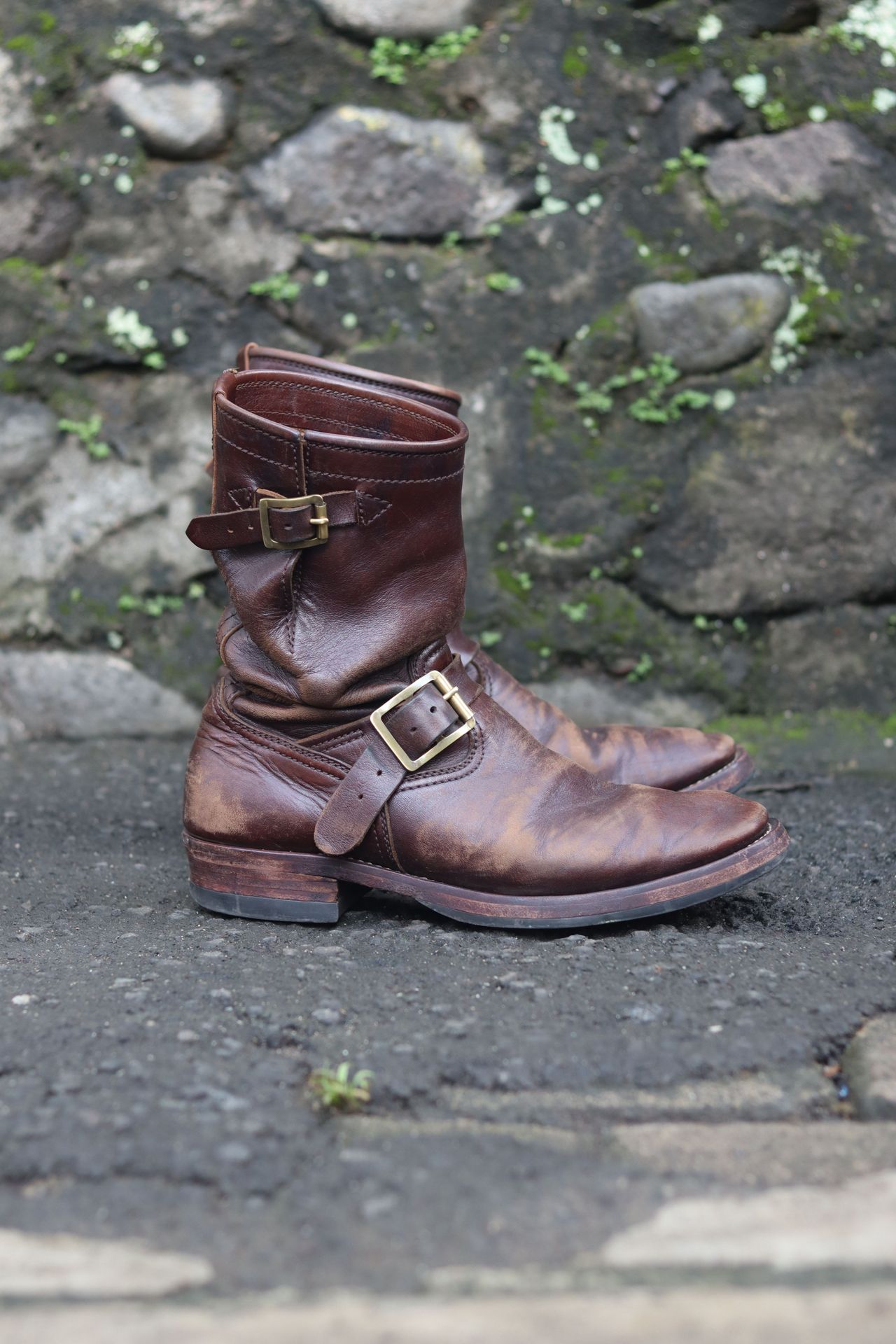 Benzein The Keeper 'Type 2' Engineer Boot in Horween Brown Chromexcel ...