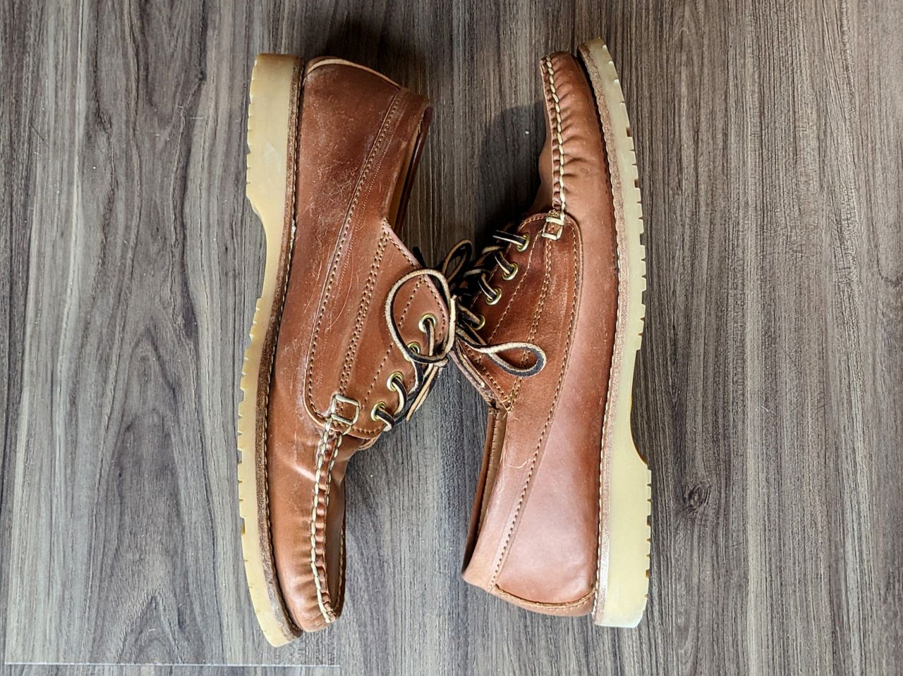Rancourt & Co. Classic Ranger-Moc in Horween Natural Shell Cordovan ...