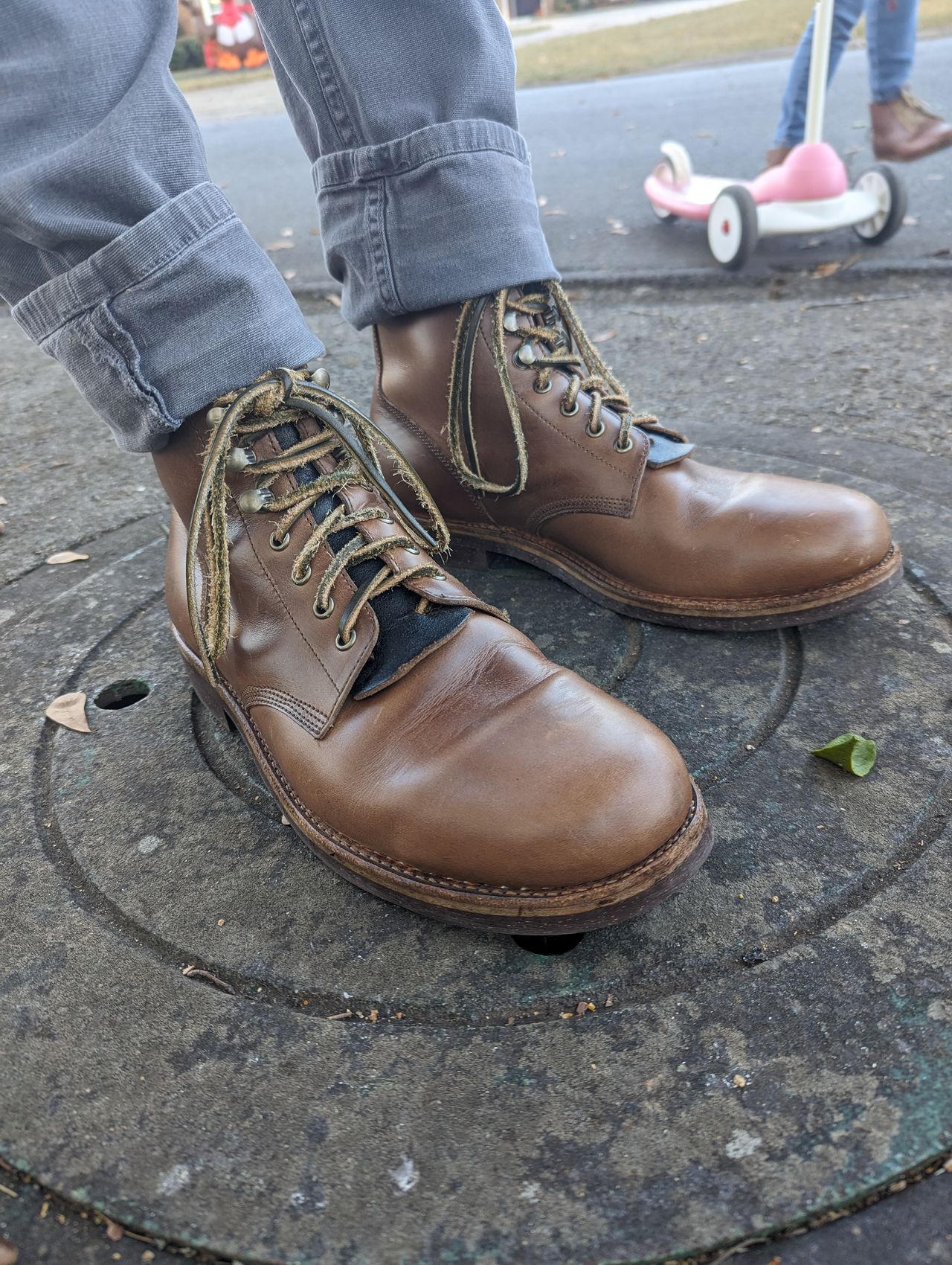 Oak Street Bootmakers Field Boot in Horween Natural Chromexcel | Patina ...