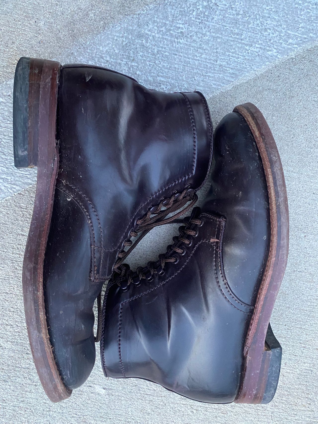 Alden Plain Toe Boot in Horween Color 8 Shell Cordovan | Patina Project