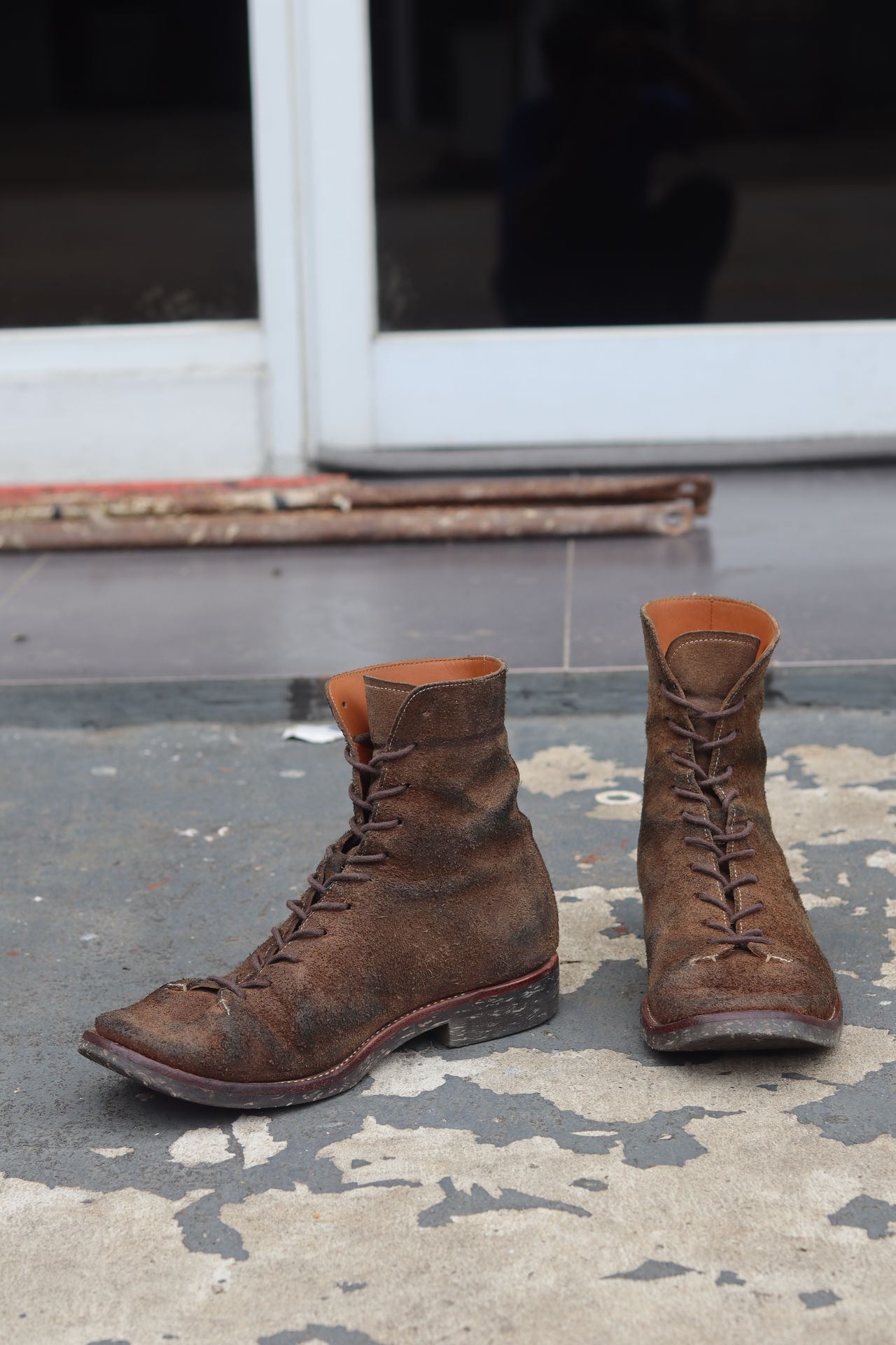 Briselblack The Buck Wholecut Lace to Toe in Horween Natural Chromexcel ...
