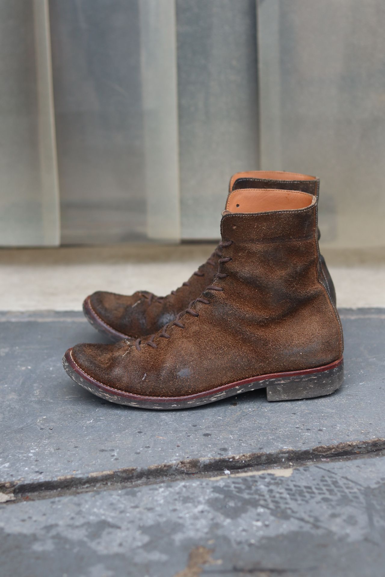 Briselblack The Buck Wholecut Lace to Toe in Horween Natural Chromexcel ...