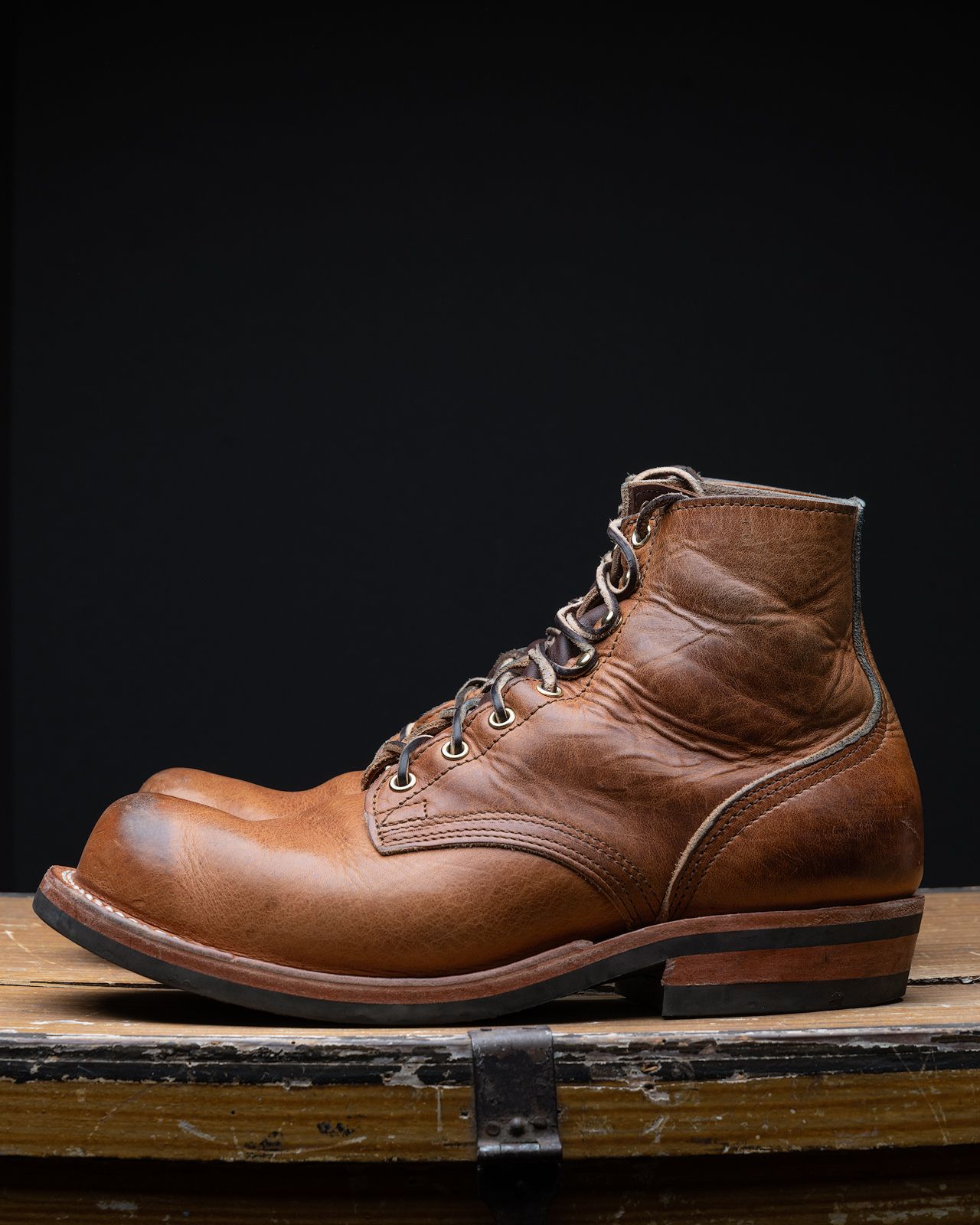 Nicks Prospector in Horween Natural Dublin | Patina Project