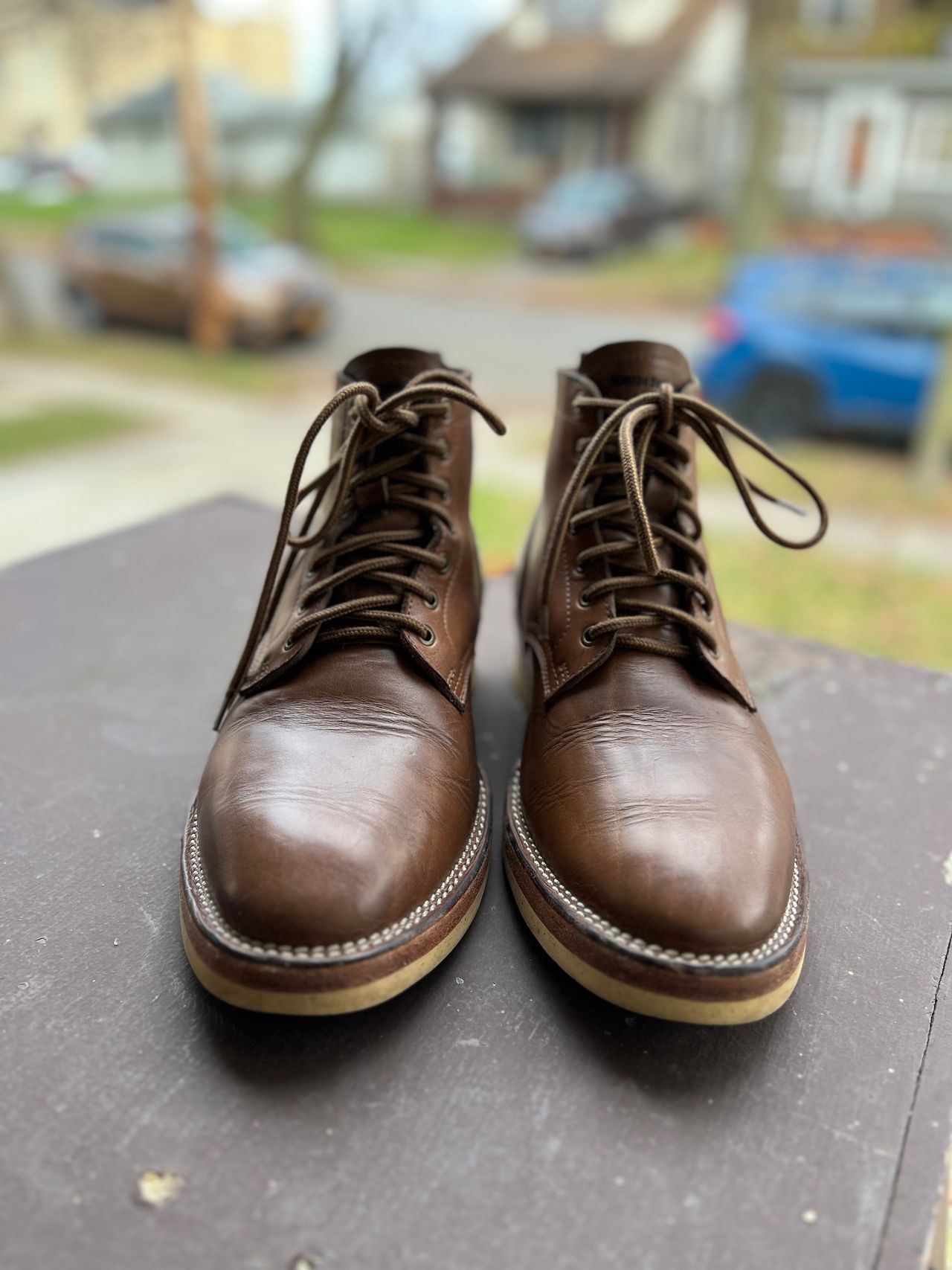 Monroe Unlisted Model in Horween Natural Chromexcel | Patina Project