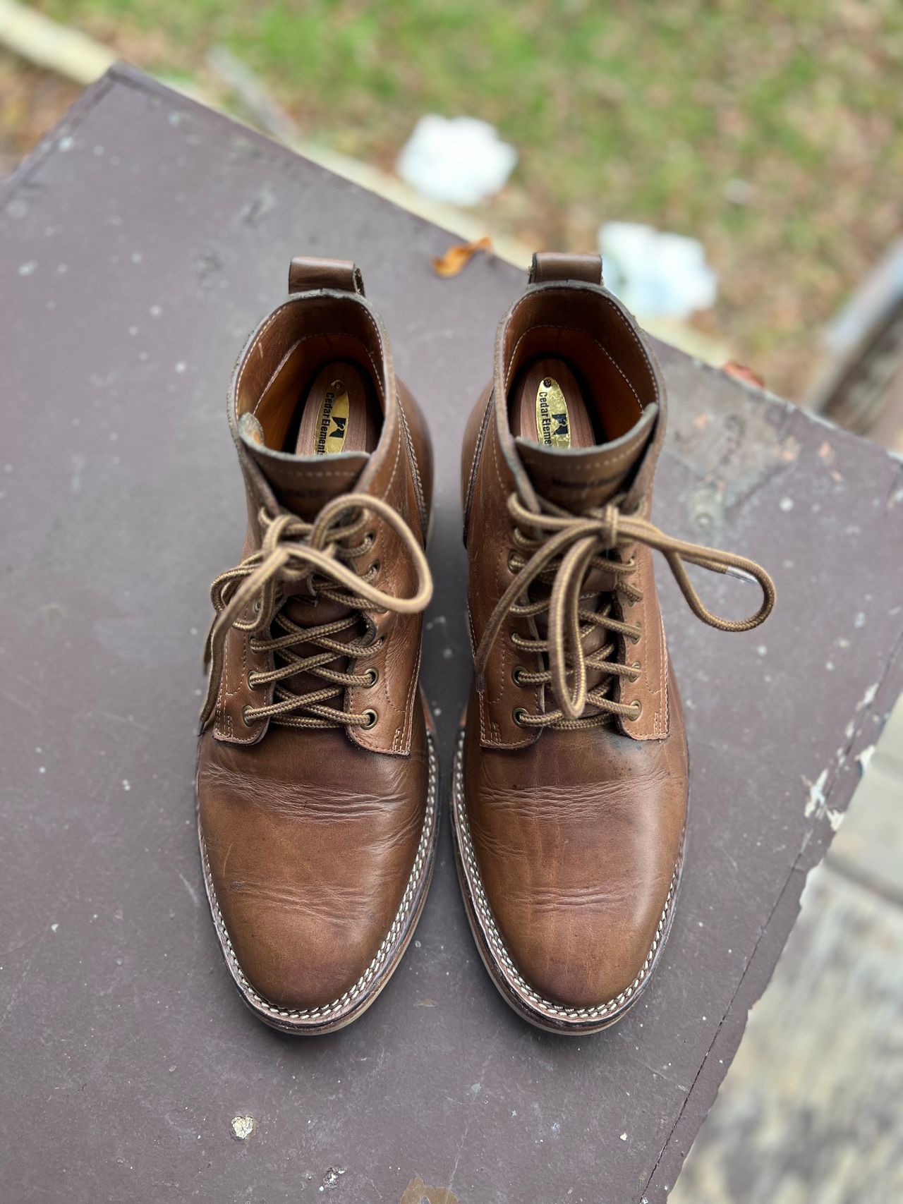 Monroe Unlisted Model in Horween Natural Chromexcel | Patina Project