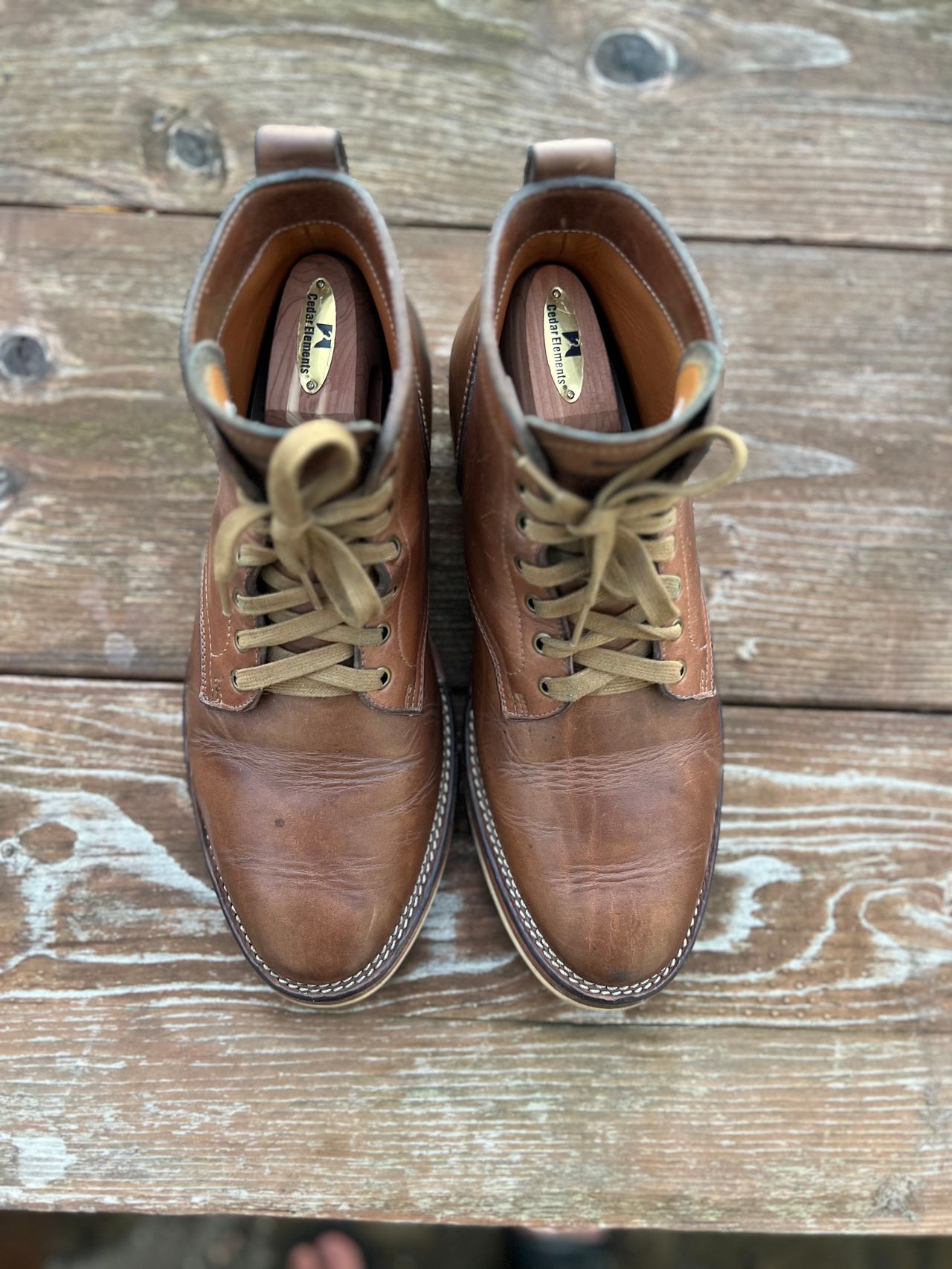 Monroe Unlisted Model in Horween Natural Chromexcel | Patina Project