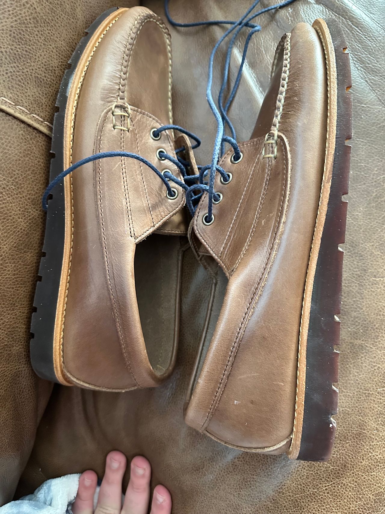 Rancourt & Co. Baxter Ranger Moc in Horween Natural Chromexcel | Patina ...