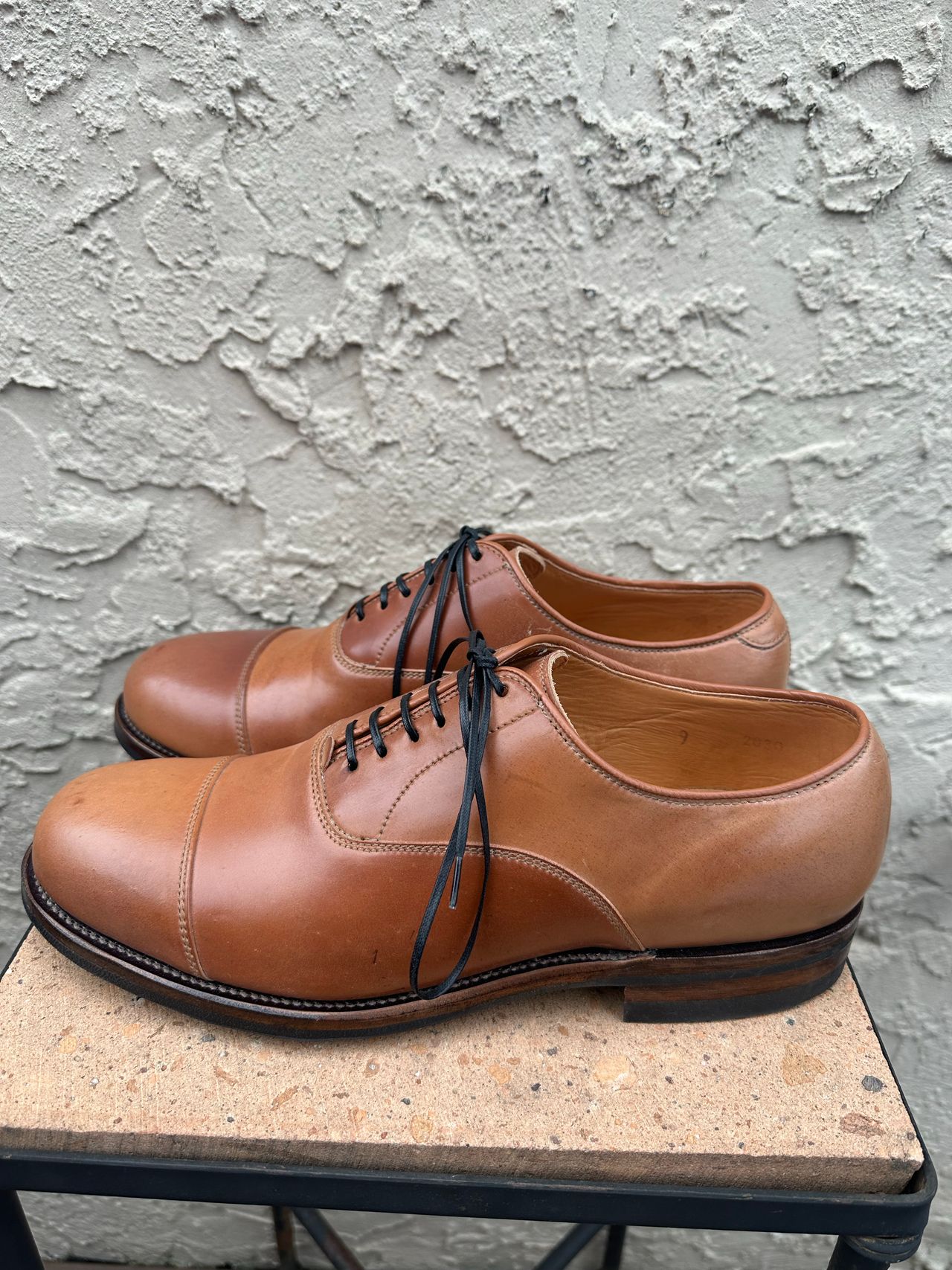Viberg Bastion Oxford in Horween Natural Shell Cordovan | Patina Project