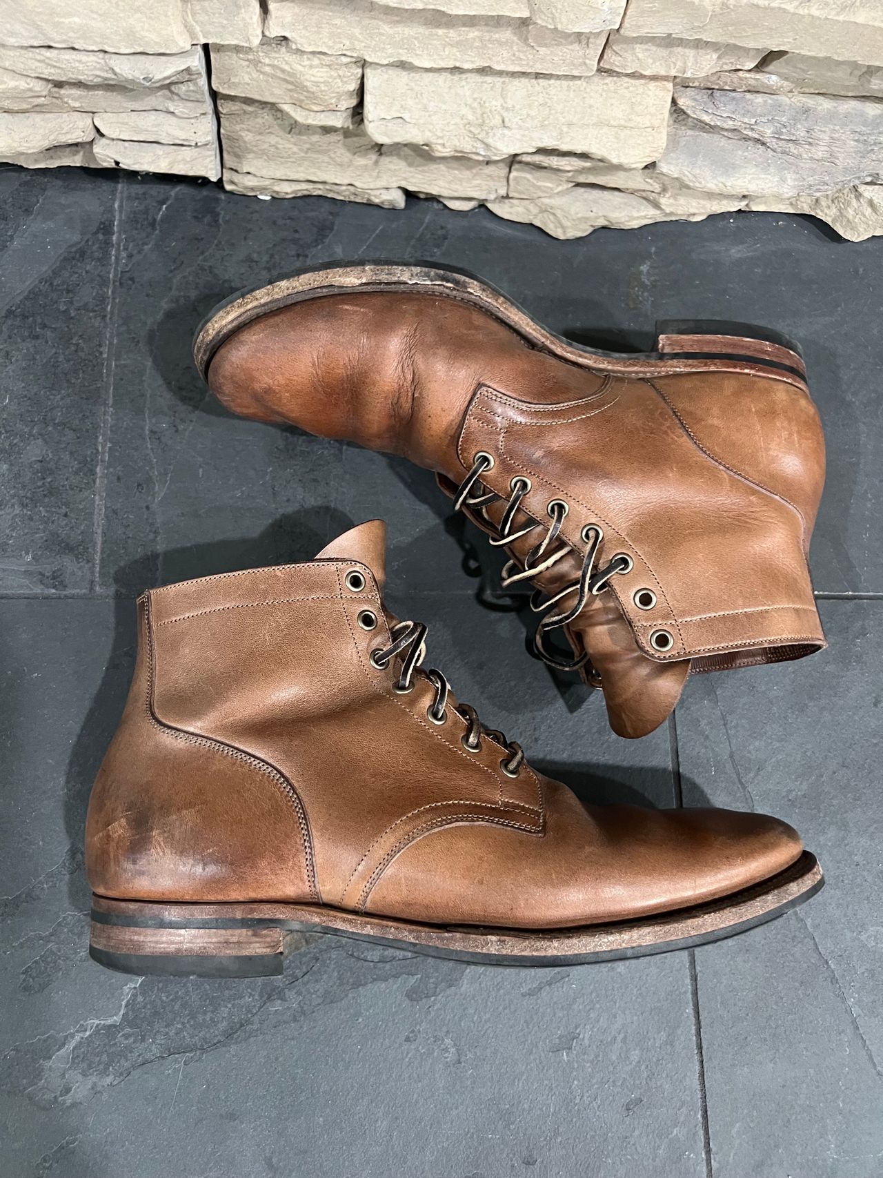 Viberg Service Boot in Horween Natural Chromexcel | Patina Project