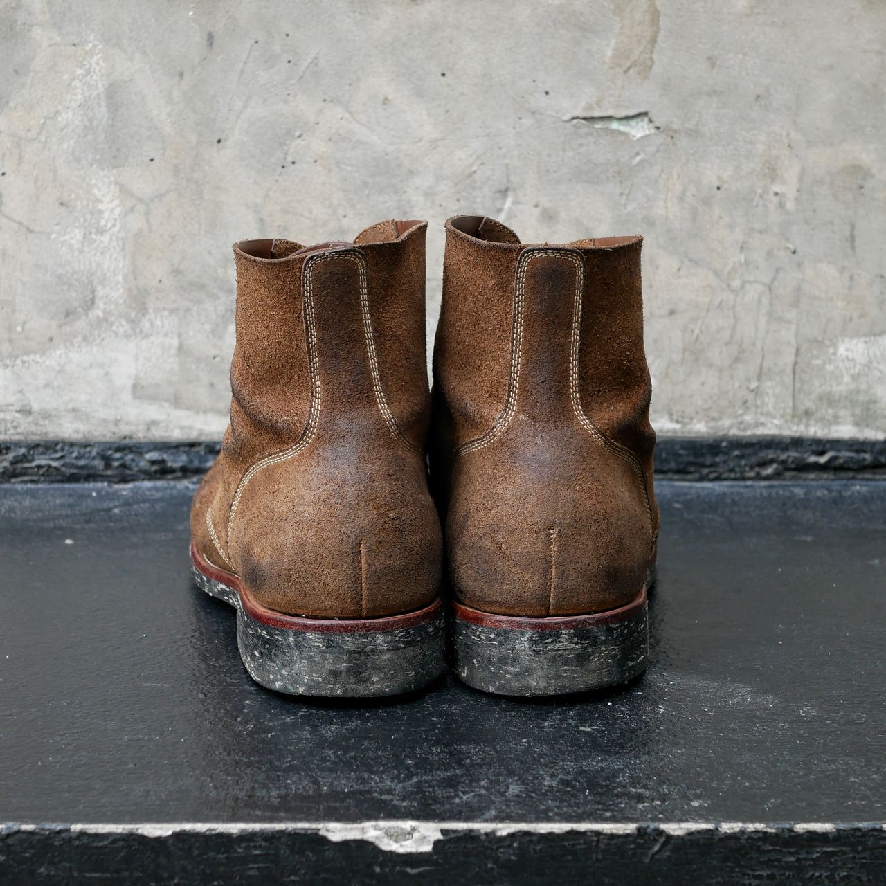 Briselblack The Hawk in Horween Natural Chromexcel Roughout | Patina ...