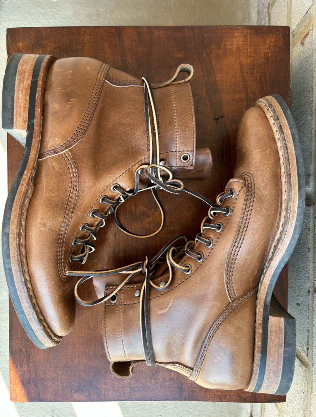 White's 350 Cutter in Horween Natural Chromexcel | Patina Project