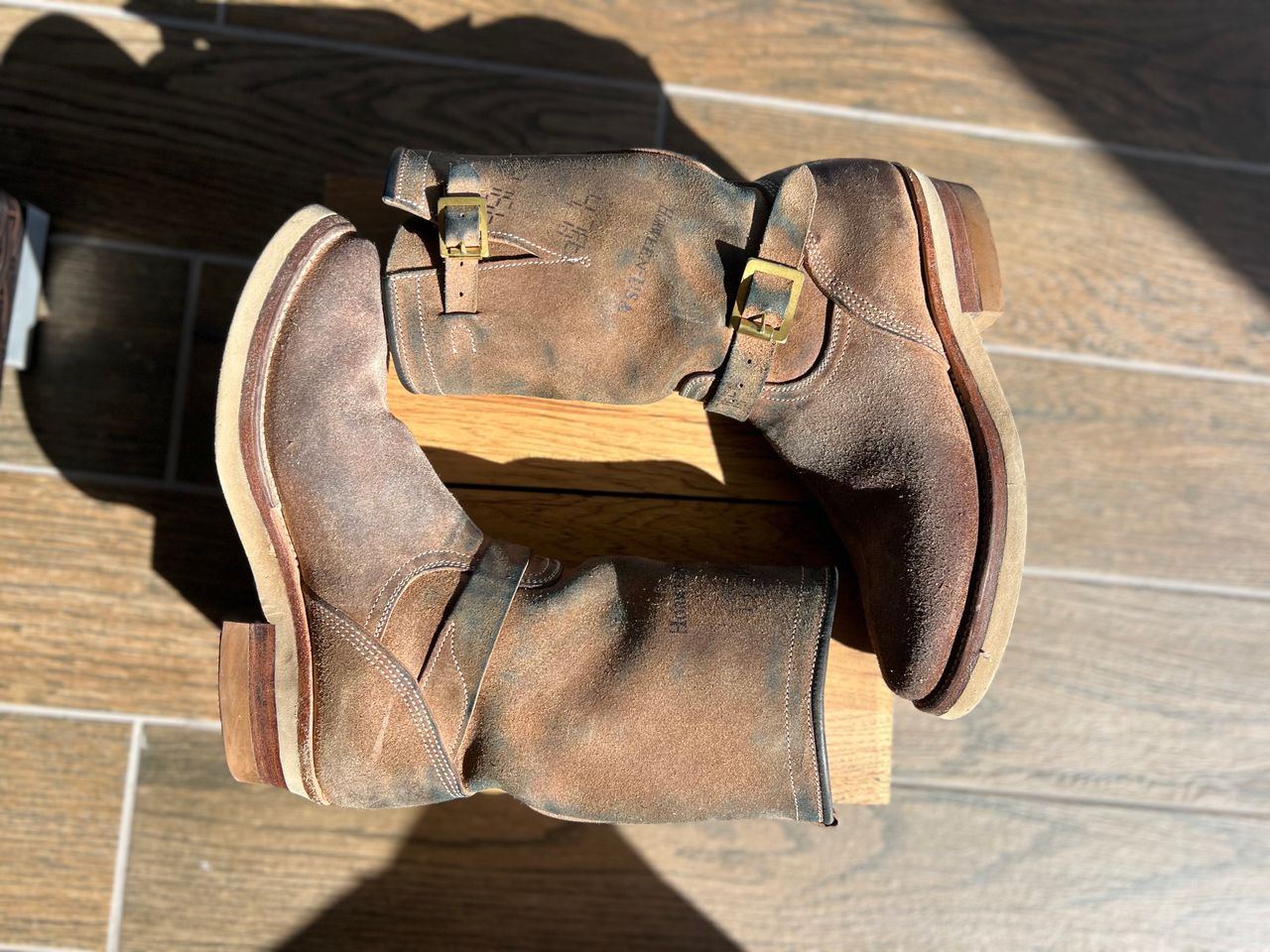 Unsung U 22-2 Engineer Boot in Horween Natural Chromexcel Horsehide ...