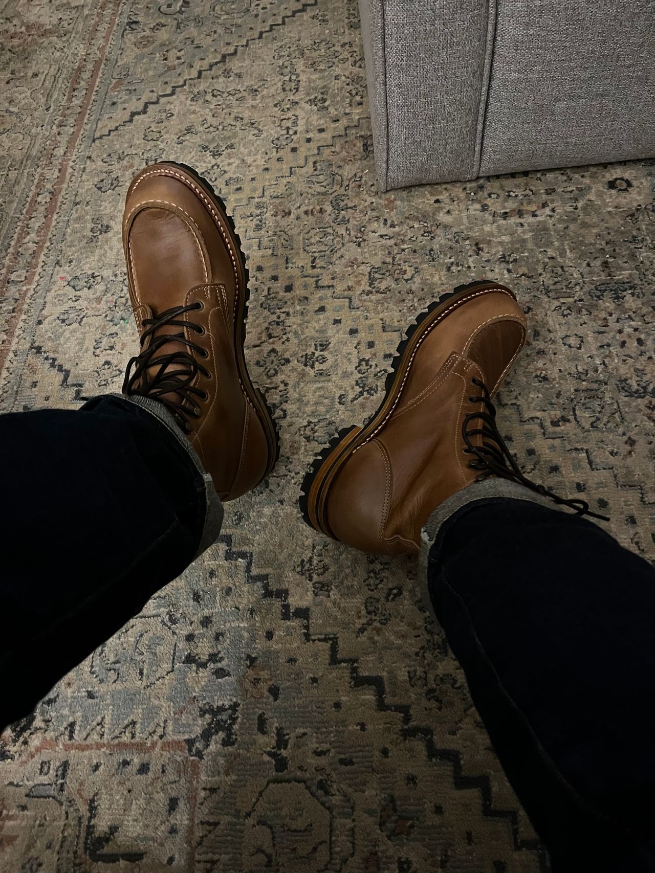 Truman Moc Toe in Seidel Sesame Double Shot | Patina Project