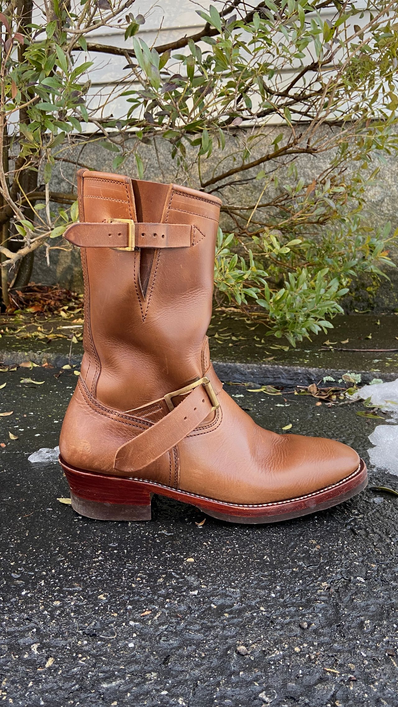 Benzein The Keeper 'Type 2' Engineer Boot in Horween Natural Chromexcel ...