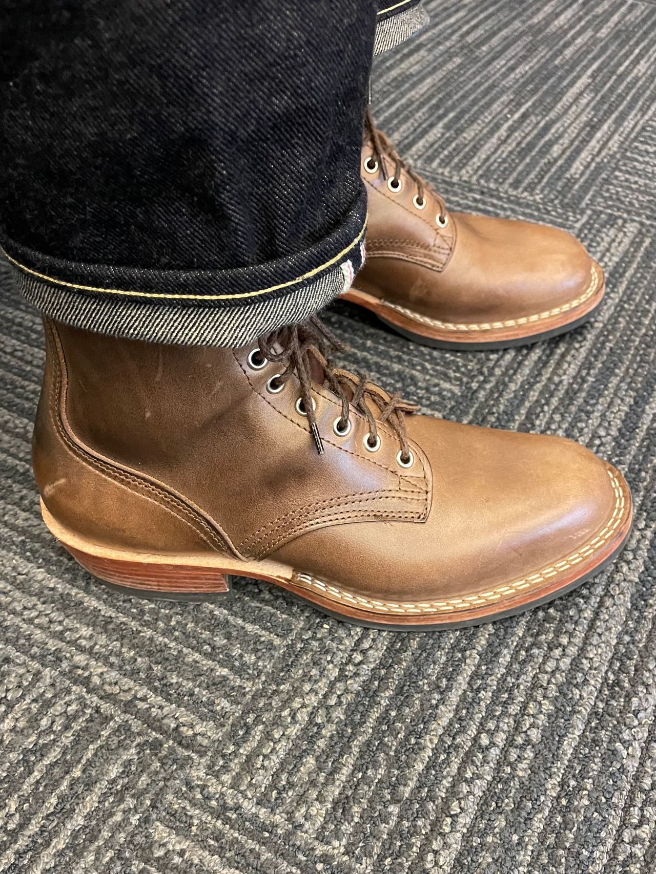 Nicks Robert in Horween Natural Chromexcel | Patina Project