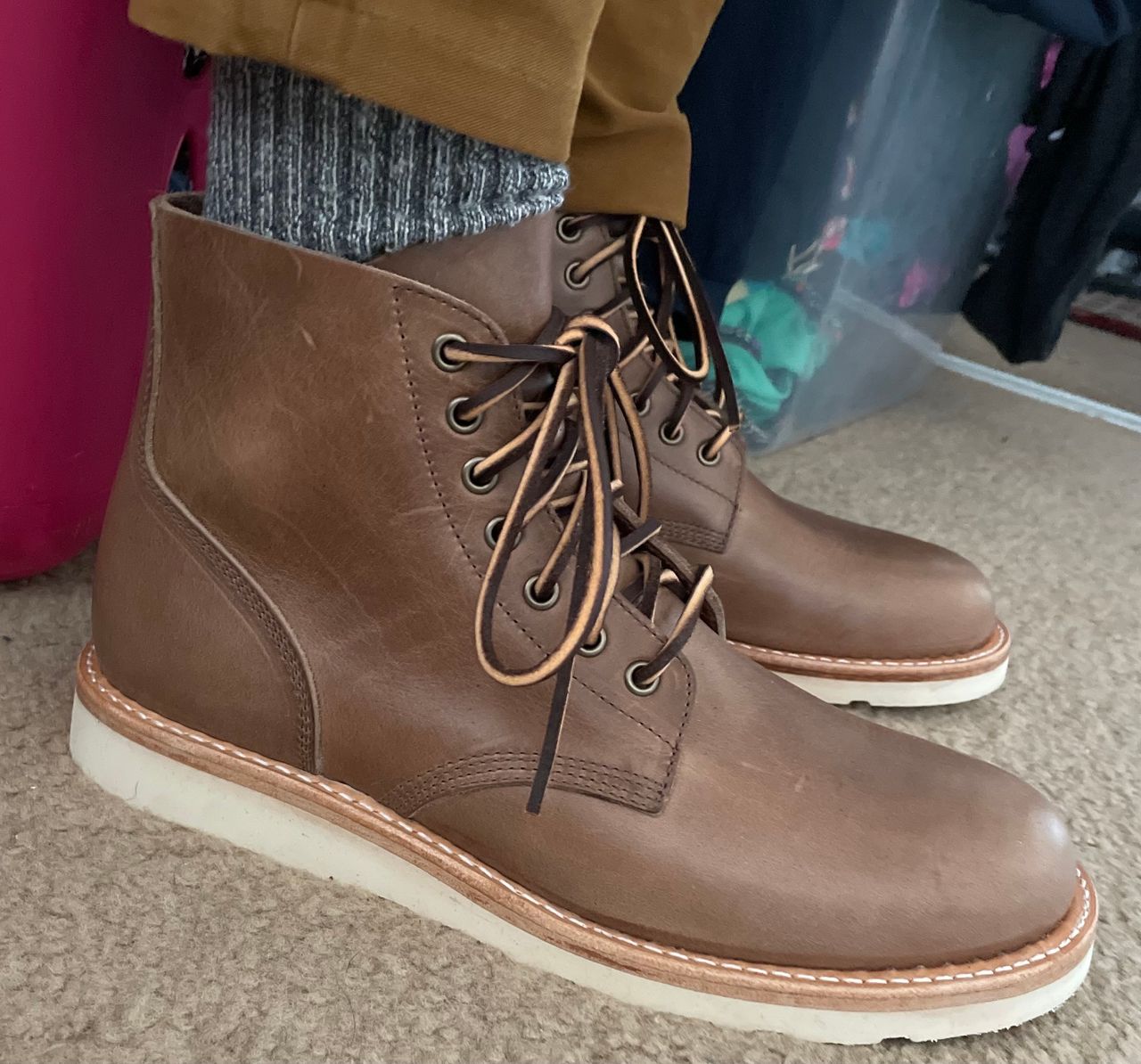 Oak Street Bootmakers Field Boot in Horween Natural Chromexcel | Patina ...