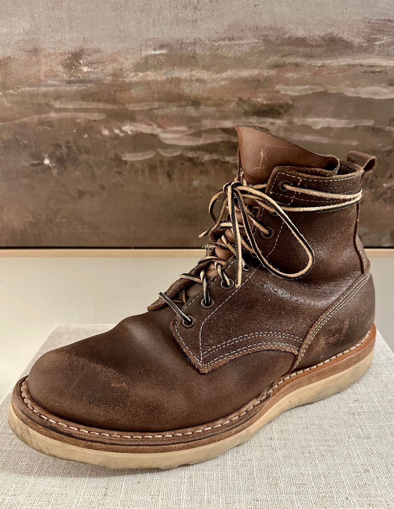 White's 350 Cruiser in Horween Natural Chromexcel Roughout | Patina Project