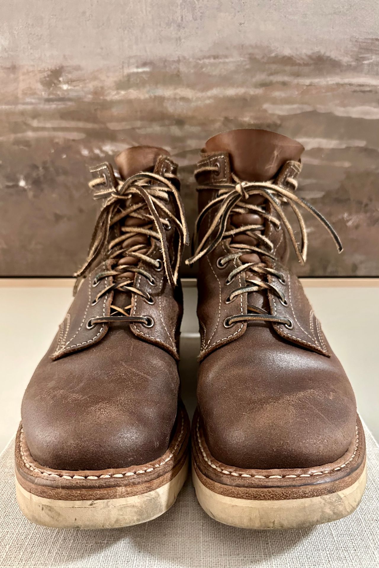 White's 350 Cruiser in Horween Natural Chromexcel Roughout | Patina Project