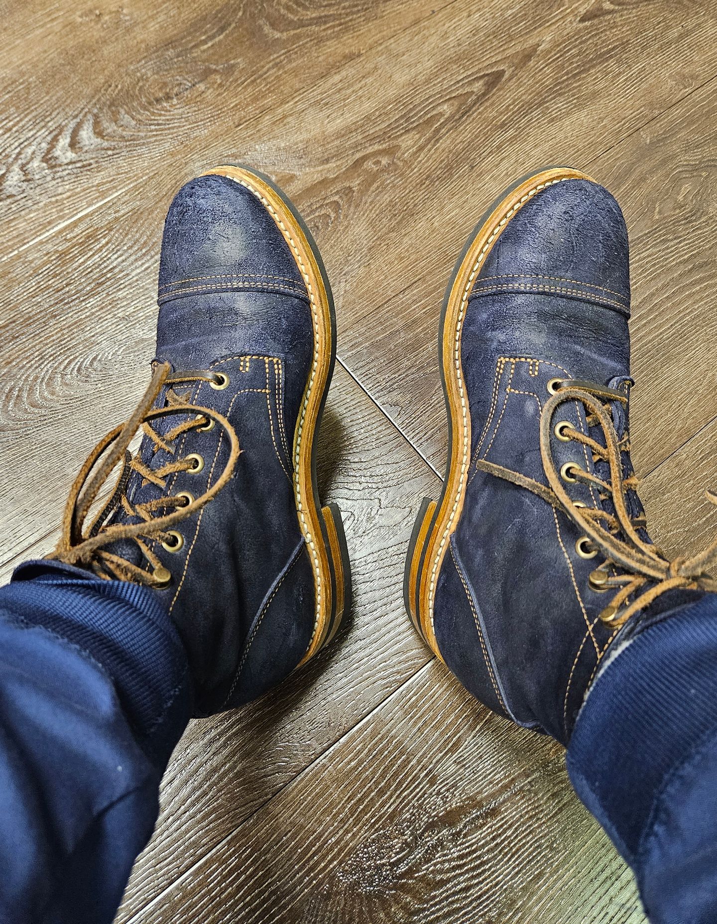 Truman Service Boot in C.F. Stead Noble Ink Rambler | Photo by ...