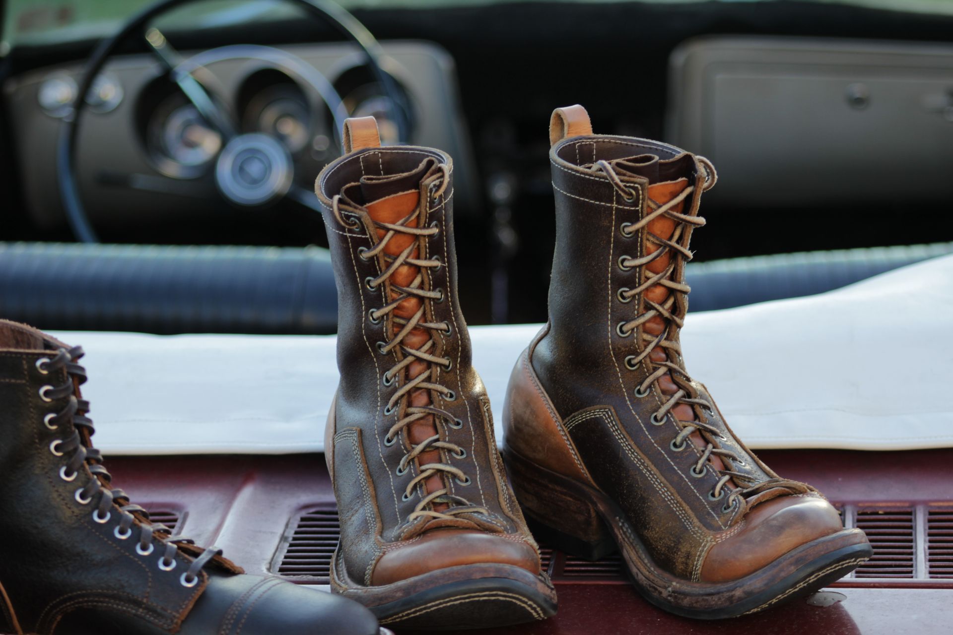 Frank's Monkey Boot in Horween Cinnamon Waxed Flesh & Wickett & Craig ...