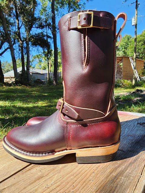 Nicks Pullman in Wickett & Craig Burgundy Double Stuffed | Photo by ...