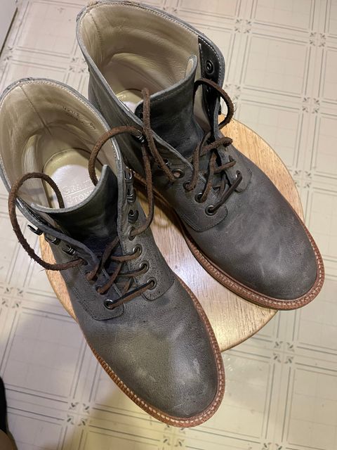 Grant Stone Diesel Boot in C.F. Stead Storm Waxed Kudu | Photo by JGWTP ...