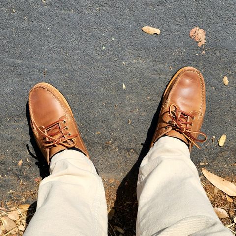 Rancourt & Co. Baxter Ranger Moc in Horween Natural Chromexcel | Patina ...