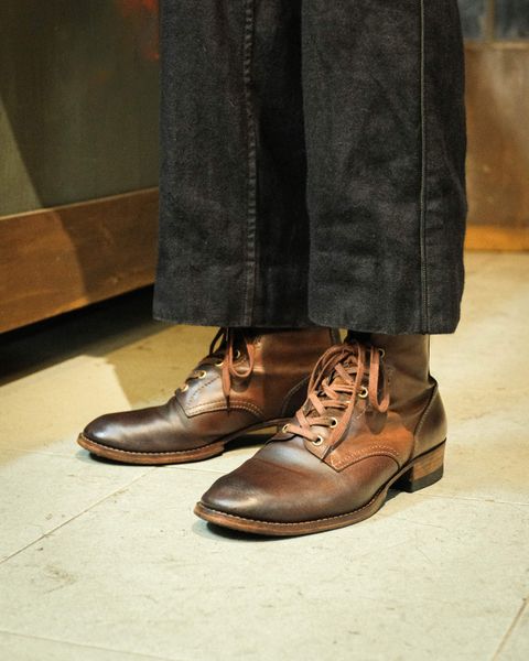 Akito WWII Type 5 M90 IJA Boot in Comipel Crust Shell Cordovan | Photo ...