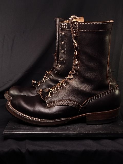 White's Custom Model in Horween Dark Brown Waxed Flesh & Seidel Brown ...