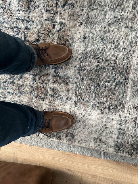 Rancourt & Co. Baxter Ranger Moc in Horween Natural Chromexcel | Patina ...