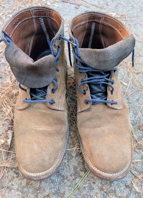 Oak Street Bootmakers Storm Boot in Horween Natural Chromexcel Roughout ...