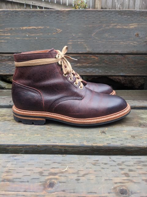 Grant Stone Diesel Boot in C.F. Stead Dark Burgundy Kudu | Photo by ...