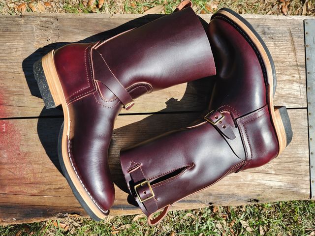 Nicks Pullman in Wickett & Craig Burgundy Double Stuffed | Photo by ...