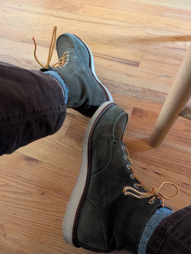 Red Wing 8857 in Red Wing / S.B. Foot Loden Abilene Green Roughout ...