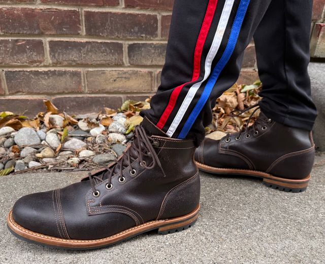 Truman Cap Toe Boot in Horween Java Waxed Flesh | Photo by gorfbu ...
