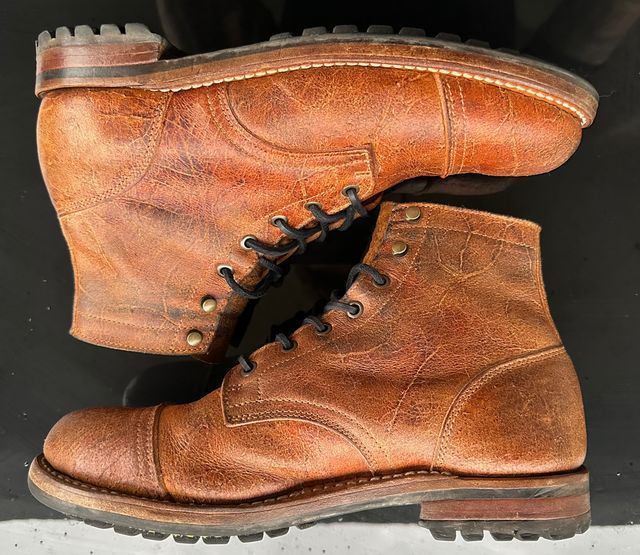 Truman Cap Toe Boot in C.F. Stead Coach Rambler | Photo by Mario357 ...