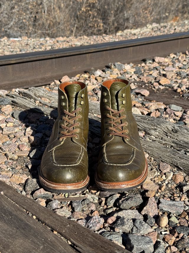 Grant Stone Brass Boot in Badalassi Carlo Oliva Minerva Box | Photo by ...