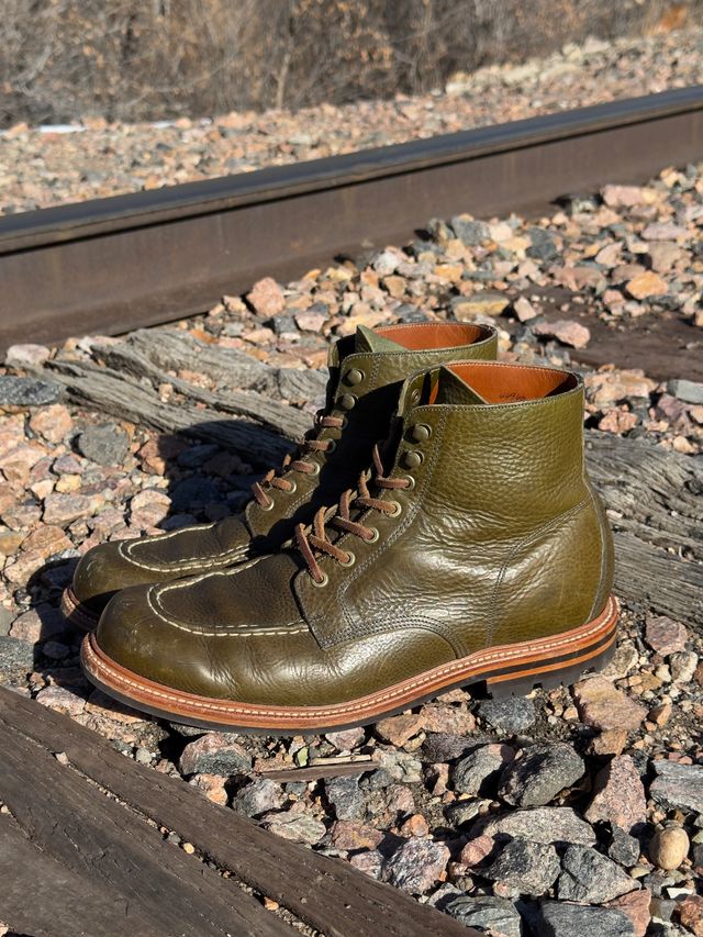 Grant Stone Brass Boot in Badalassi Carlo Oliva Minerva Box | Photo by ...