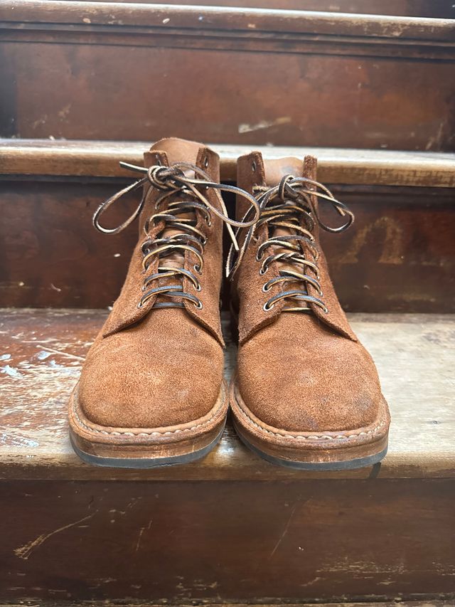 White's MP-Sherman Plain Toe in Seidel Distressed Roughout | Photo by ...