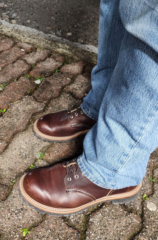 Red Wing 4585 120th Anniversary Logger Boot Briar Oil Slick in S.B ...