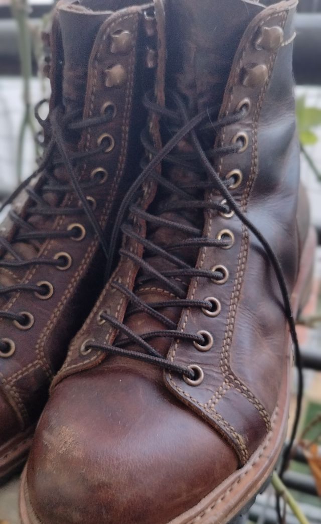 Craft & Glory Monkey Explorer Boots in Vintage Tan Full Grain Buffalo ...