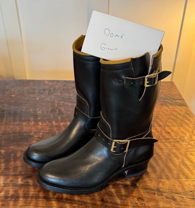 Role Club Engineer Boots in Horween Black Chromexcel Horsehide | Photo ...