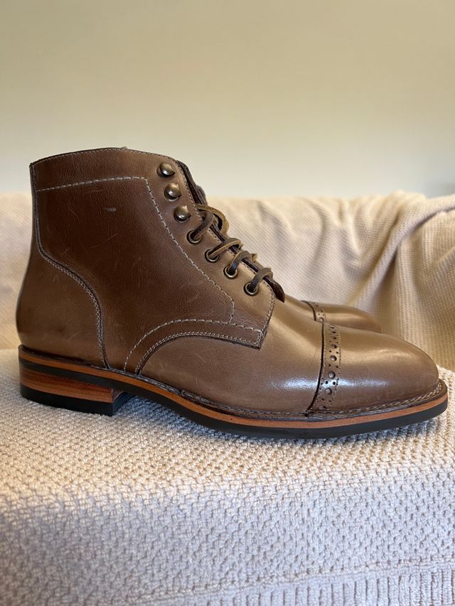 BLKBRD Luchador Service Boot in Horween Natural Chromexcel | Photo by ...