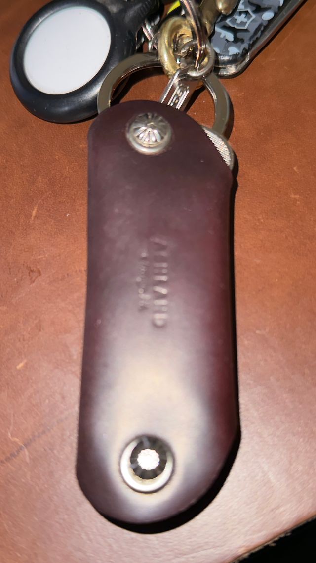 Ashland Leather Key Coffin in Horween Color 8 Shell Cordovan | Photo by ...