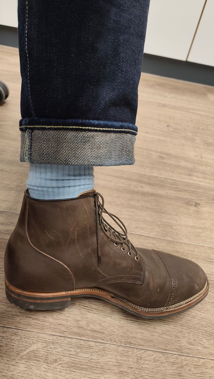 Viberg Service Boot in Maryam Moss Horsebutt | Photo by olgi | December ...